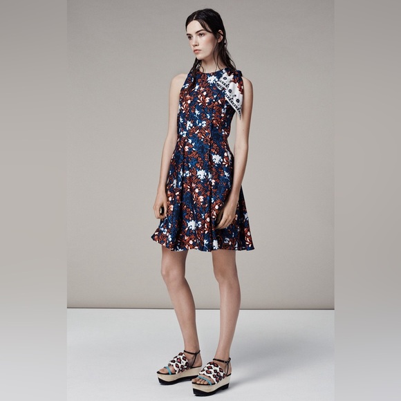 Thakoon | Dresses | Thakoon Silk Draped Floral Dress | Poshmark